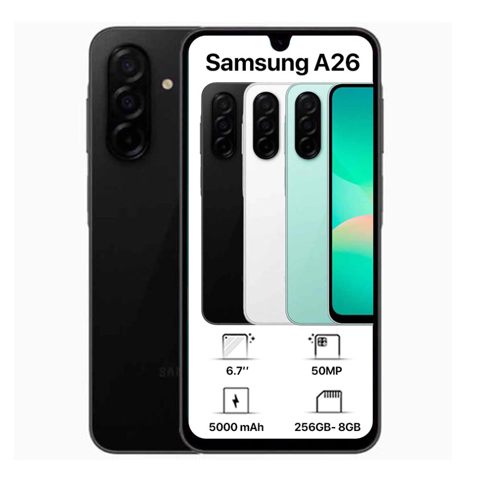 Samsung Galaxy A26 Dual Sim – 256GB, 8GB Ram, 5G - دبي فون
