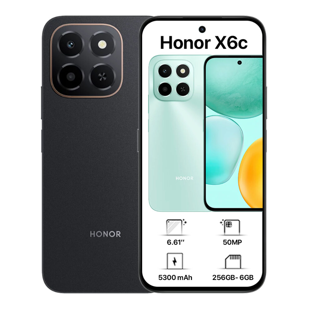 Honor X6C Dual Sim – 256GB, 6GB RAM, 4G - دبي فون